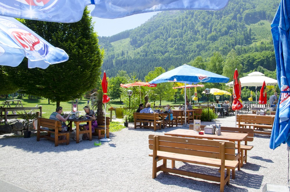 Gasthaus Seeblick Bootsverleih Schwimmende Almhütte Stausee Klaus 10 ...
