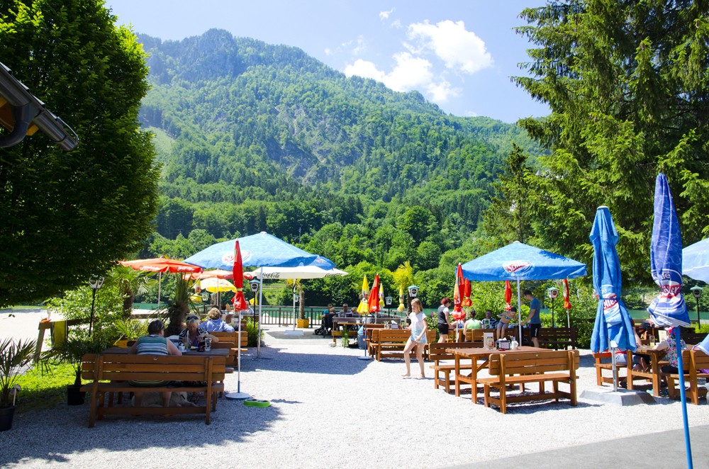 Gasthaus Seeblick Bootsverleih Schwimmende Almhütte Stausee Klaus 11 ...