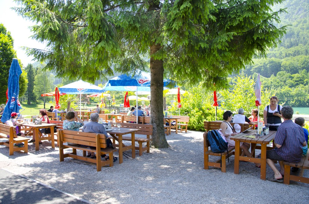 Gasthaus Seeblick Bootsverleih Schwimmende Almhütte Stausee Klaus 12 ...