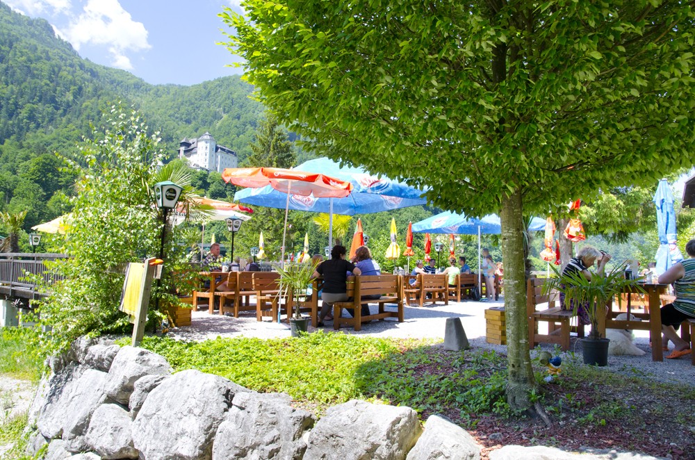 Gasthaus Seeblick Bootsverleih Schwimmende Almhütte Stausee Klaus 14 ...