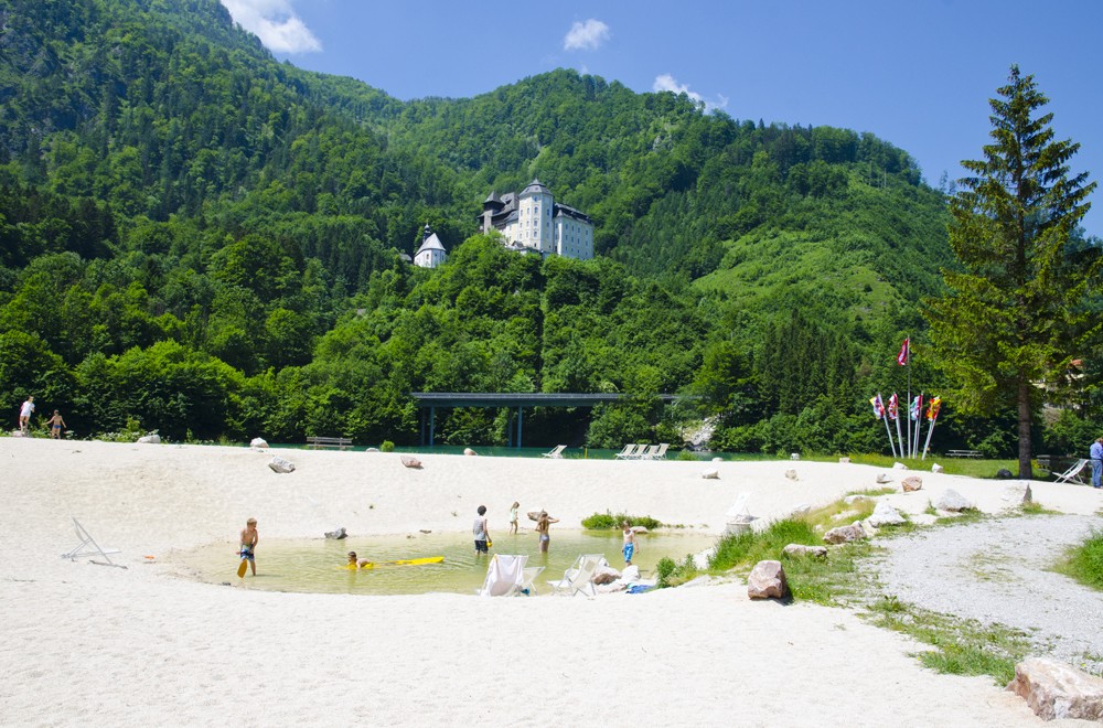Gasthaus Seeblick Bootsverleih Schwimmende Almhütte Stausee Klaus 17 ...