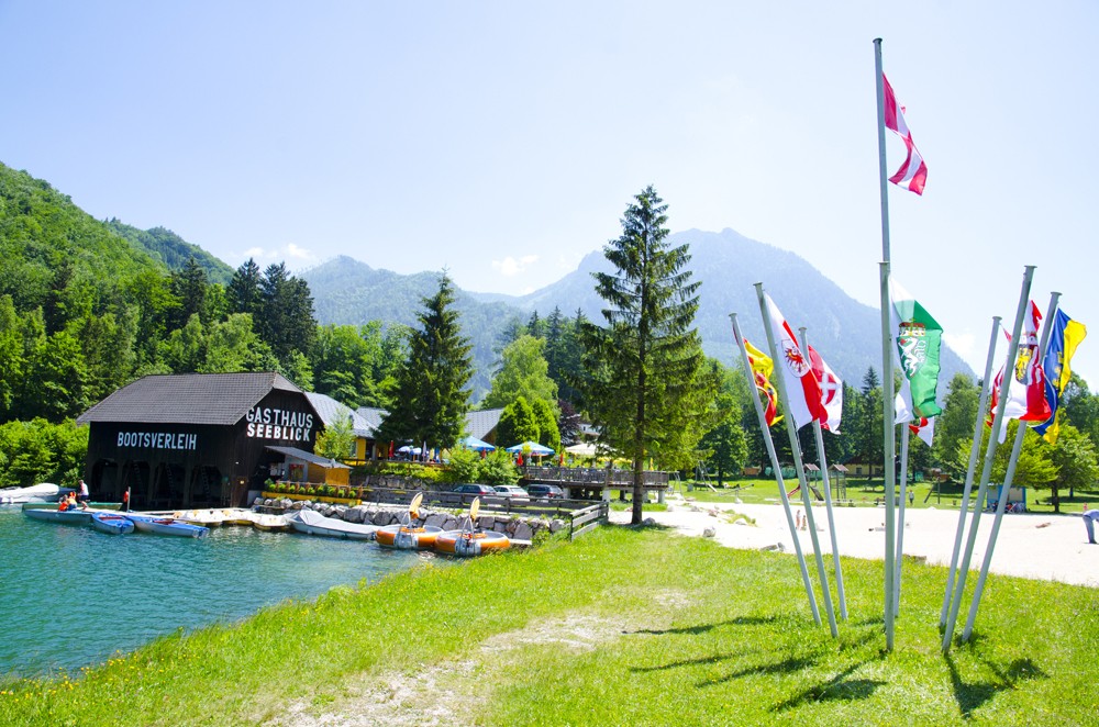 Gasthaus Seeblick Bootsverleih Schwimmende Almhütte Stausee Klaus 19 ...