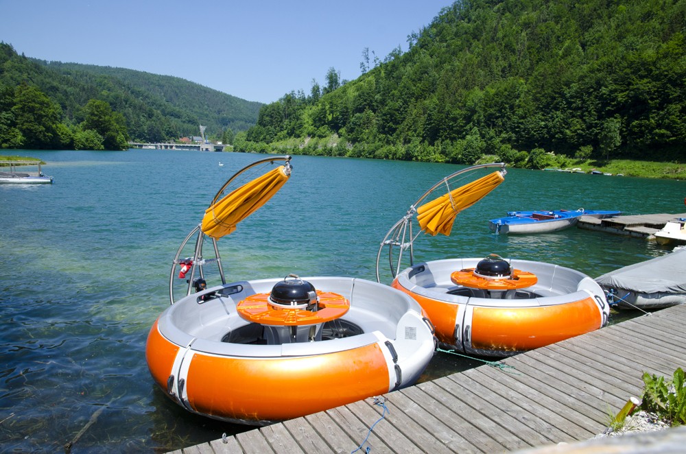 Gasthaus Seeblick Bootsverleih Schwimmende Almhütte Stausee Klaus 24 ...