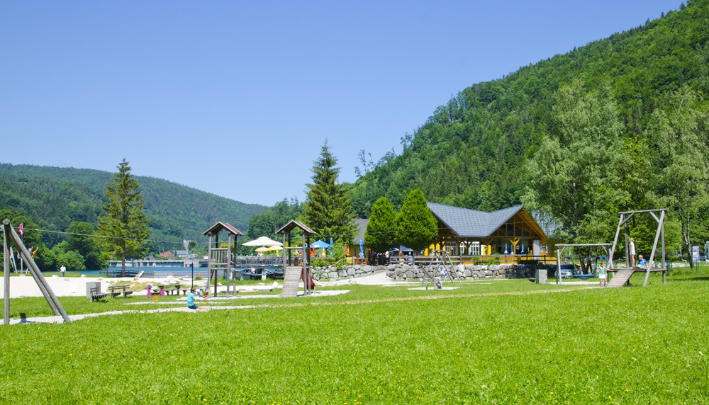 Gasthaus Seeblick Bootsverleih Schwimmende Almhütte Stausee Klaus 27 ...