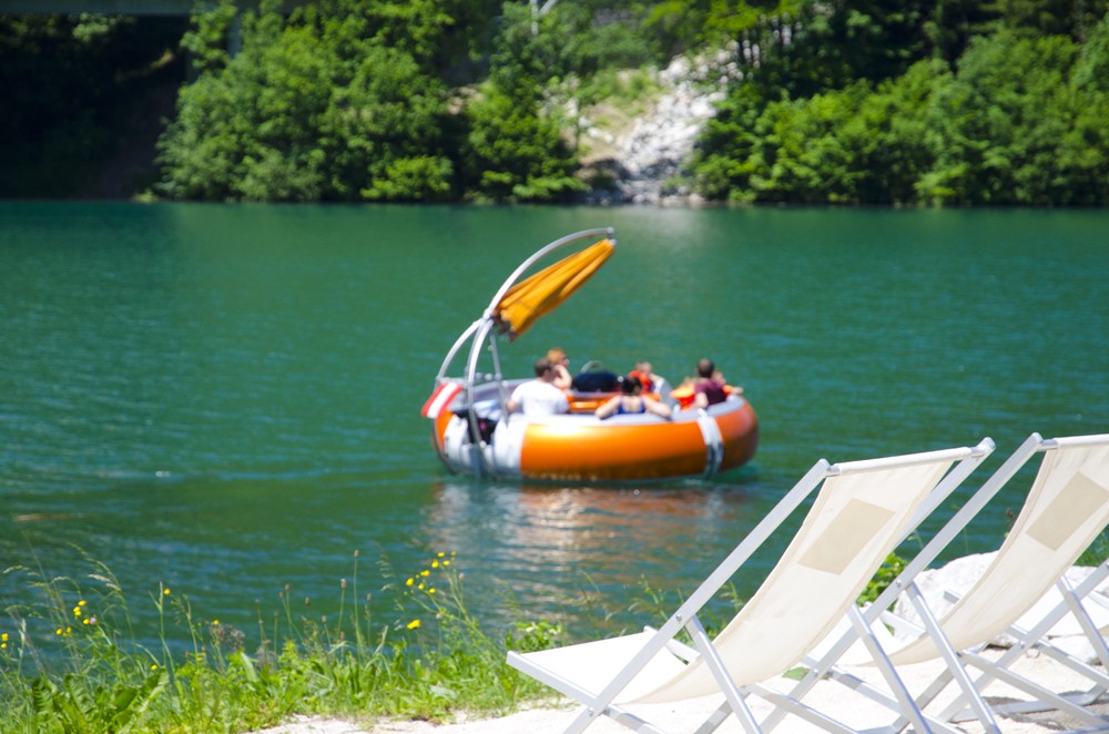 Gasthaus Seeblick Bootsverleih Schwimmende Almhütte Stausee Klaus 29 ...