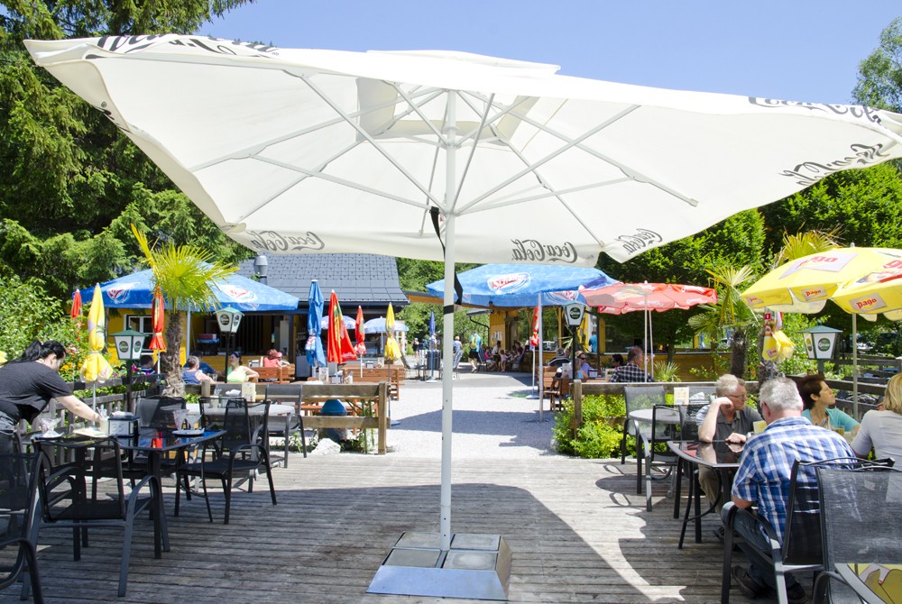 Gasthaus Seeblick Bootsverleih Schwimmende Almhütte Stausee Klaus 8 ...